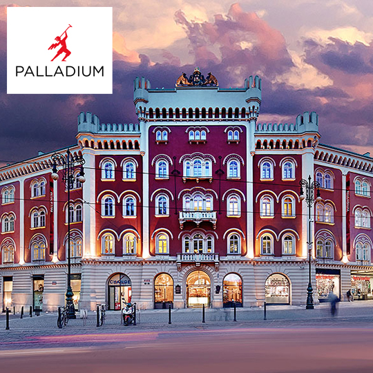 Palladium, Gastronomie Praha